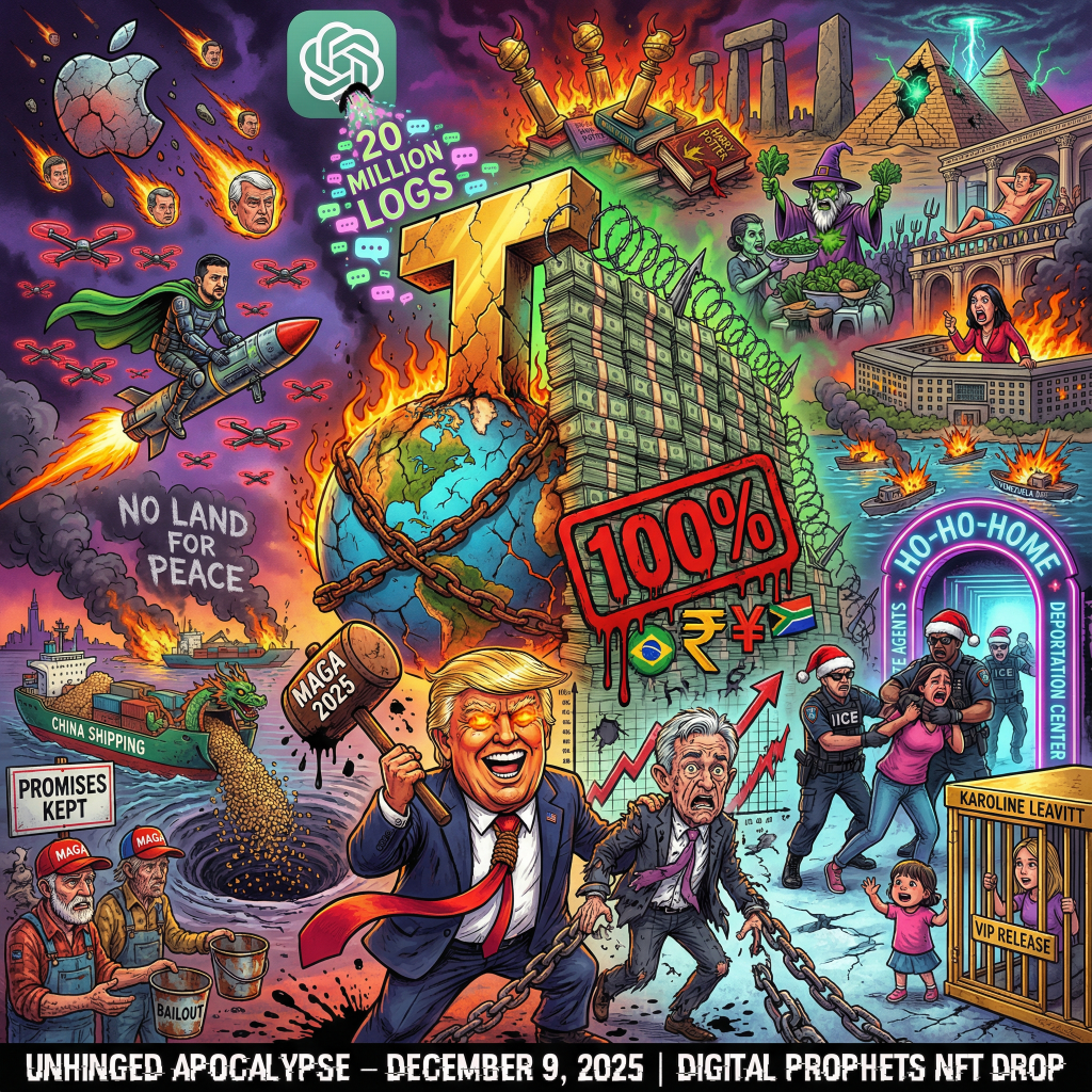DIGITAL PROPHETS: UNHINGED APOCALYPSE EDITION – DECEMBER 9, 2025 ...
